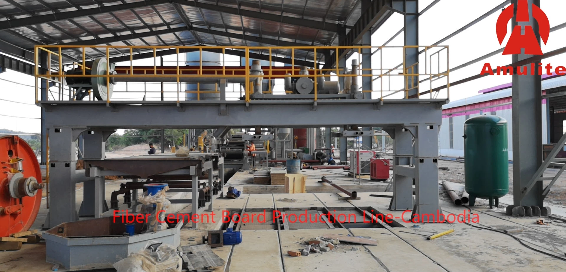 Hatschek Process Fiber Cement Board Machine/ Calcium Silicate Board ...