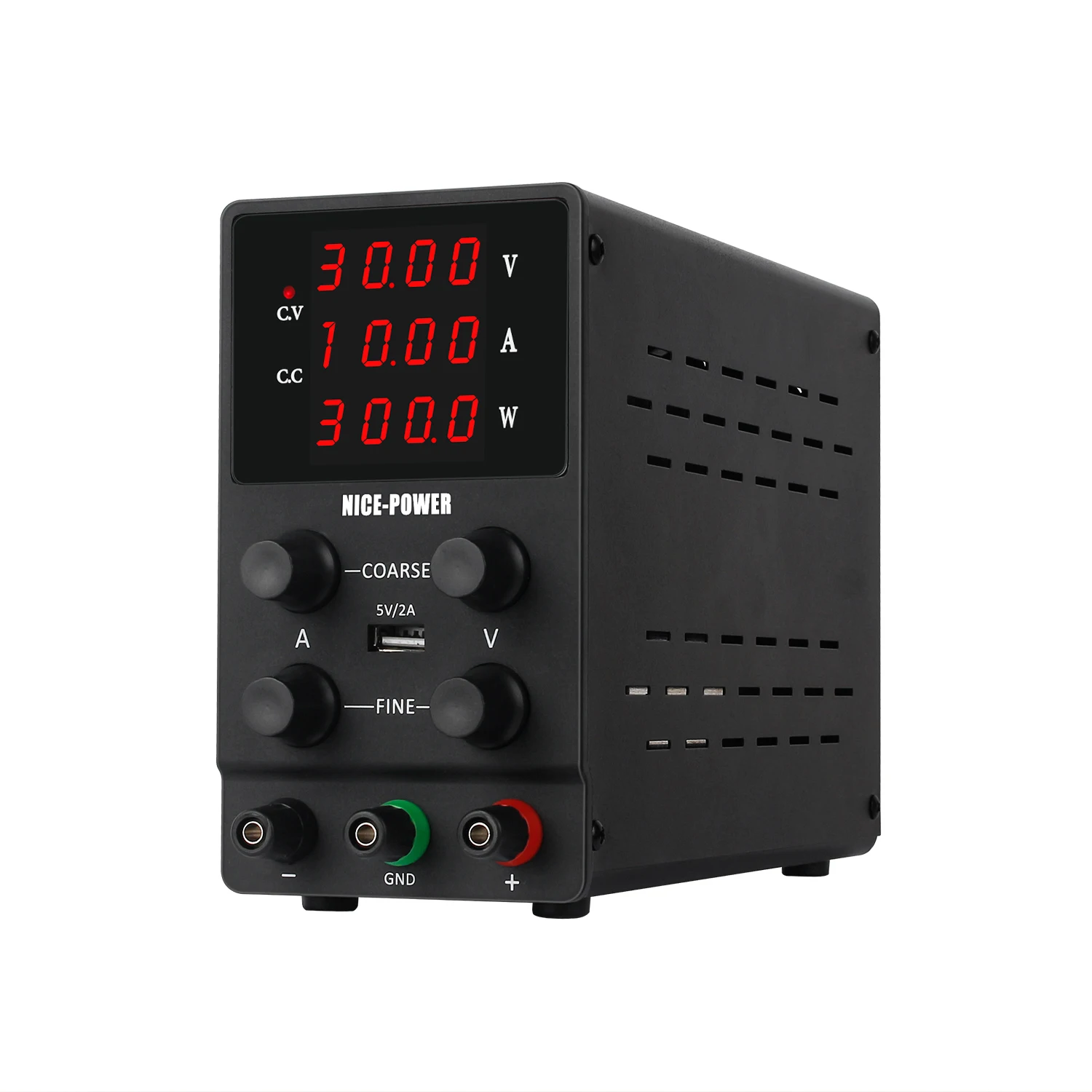 4 Digits USB DC Lab Power Supply - Adjustable & Regulated