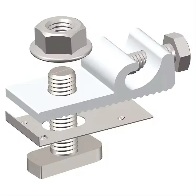 Aluminum Grounding Lug In Rail Grounding Lugs For Solar Mounting System ...