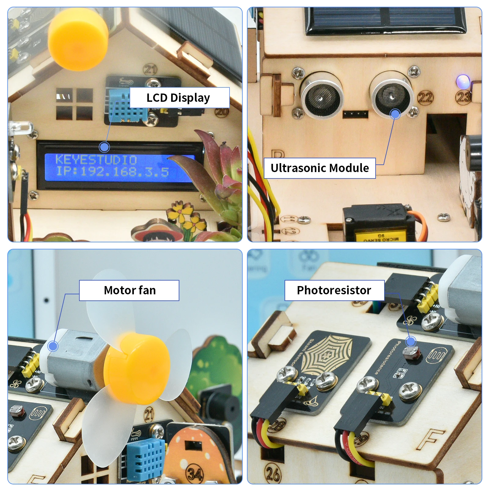 Keyestudio ESP32 Iot Smart Farm Starter Kit for Arduino