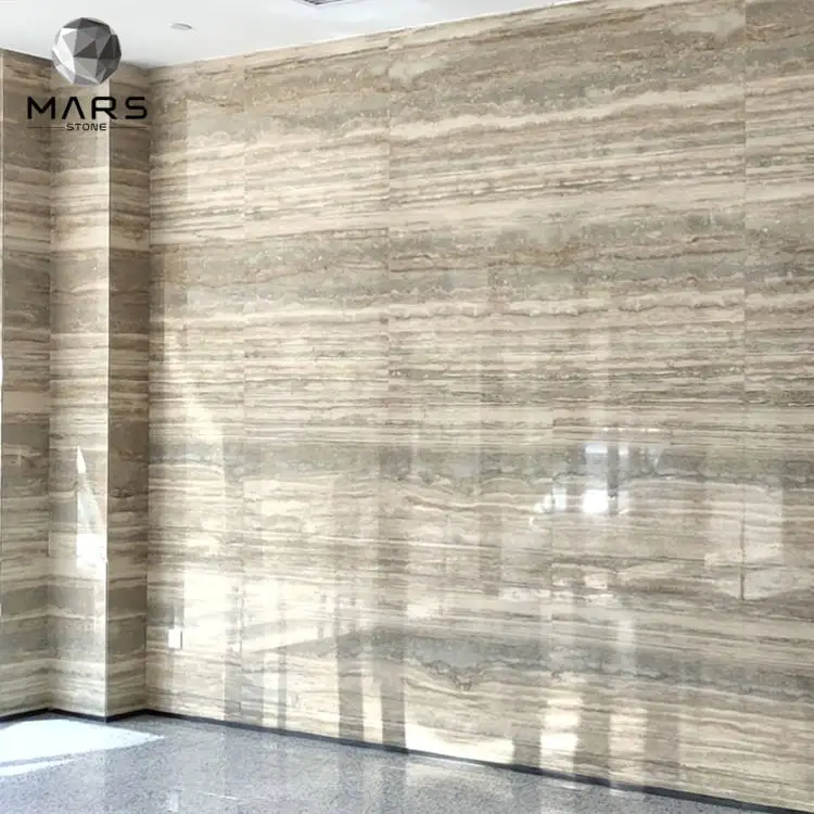 External Travertine Wall Cladding Decor Natural Beige Travertine Tiles ...