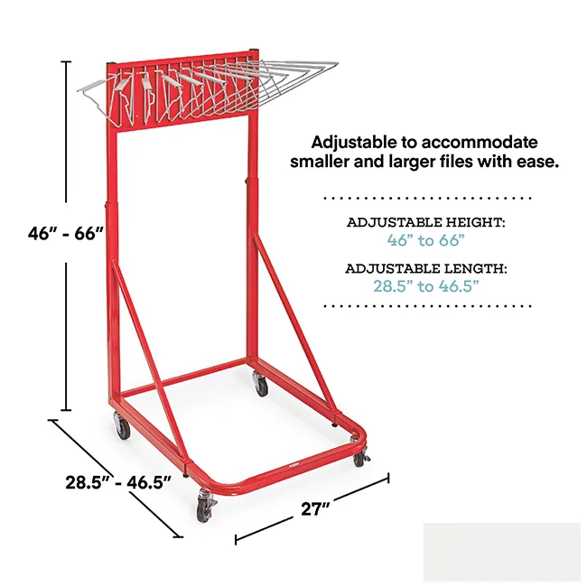 Vertical Architectural Plan Storage Hanging File Organizer Stand Mobile ...