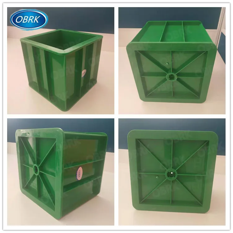 ASTM Standard 50x50x50mm Steel Three Gang Concrete Cube Test Mould