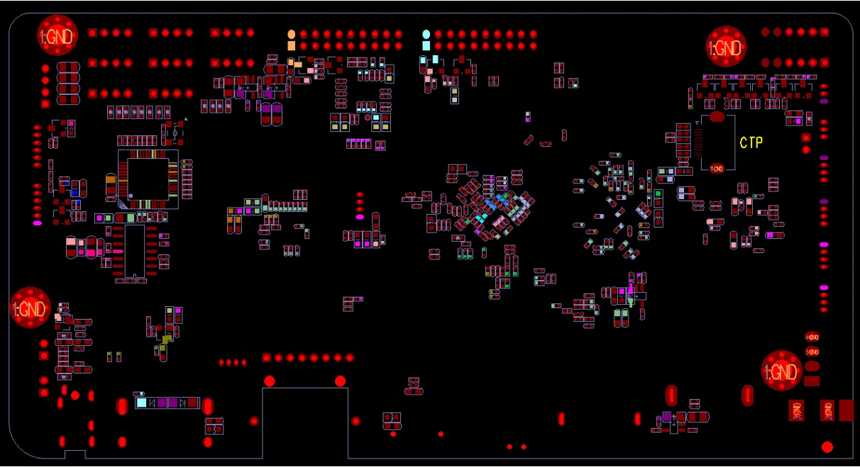 Dual Edp Dual LVDS HD Intelligent Main Board Display Screen