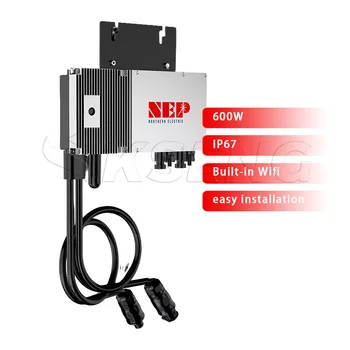Nep Bdm-600 Microinverter 600w Plug And Play Solar Charging Panel Micro Inverter 600 Watt - Buy ...