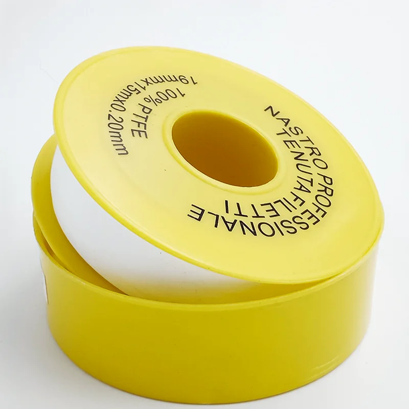 Yellow Gas Line PTFE Thread Seal Tape - High Density Seal