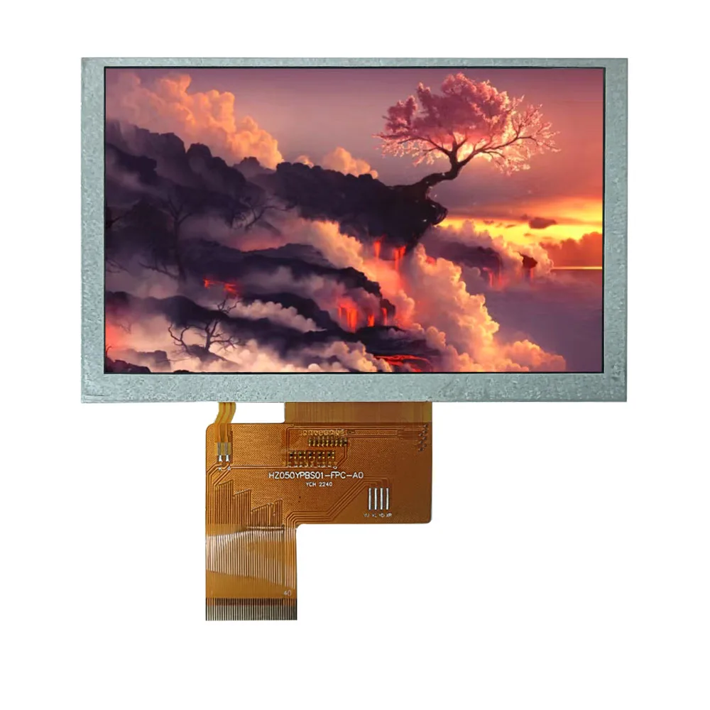 Factory Supply High Definition 800*480 Dots 5 Inch Lcd Display Panel ...