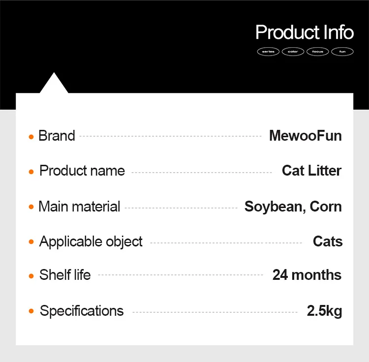 Mewoofun Oem Support Private Label Cat Litter Products Sand Cats ...