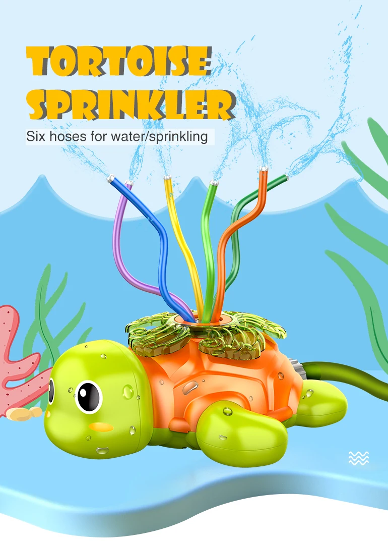 Oyuncak Summer Play Splash Turtle Water Juguetes Activity Spray ...
