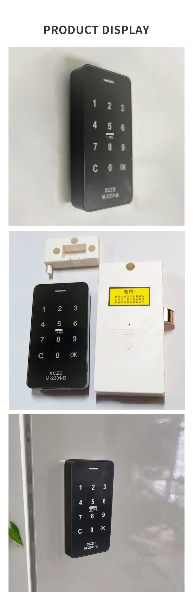 Abs Rfid Smart Rfid Drawer Gym Keyless Digital Lock Electronic Cabinet ...