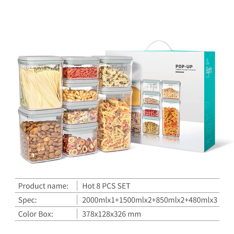 Wholesale Kitchen Storage Organizer stackable Pantry Storage Boxes ...