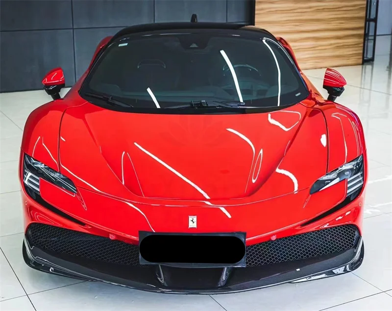 Front Lip Front Corner Front Spoiler Body Kit For Ferrari Sf90 Oem ...