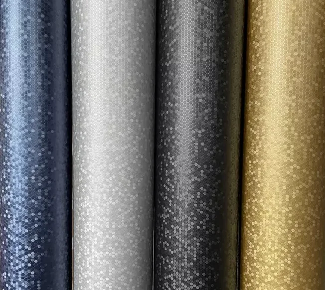 Honeycomb Pattern Vinyl Wrap - Durable & Color Changing
