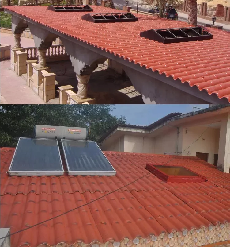 Recycled Plastic PVC Synthetic Resin Roofing Sheet Panels