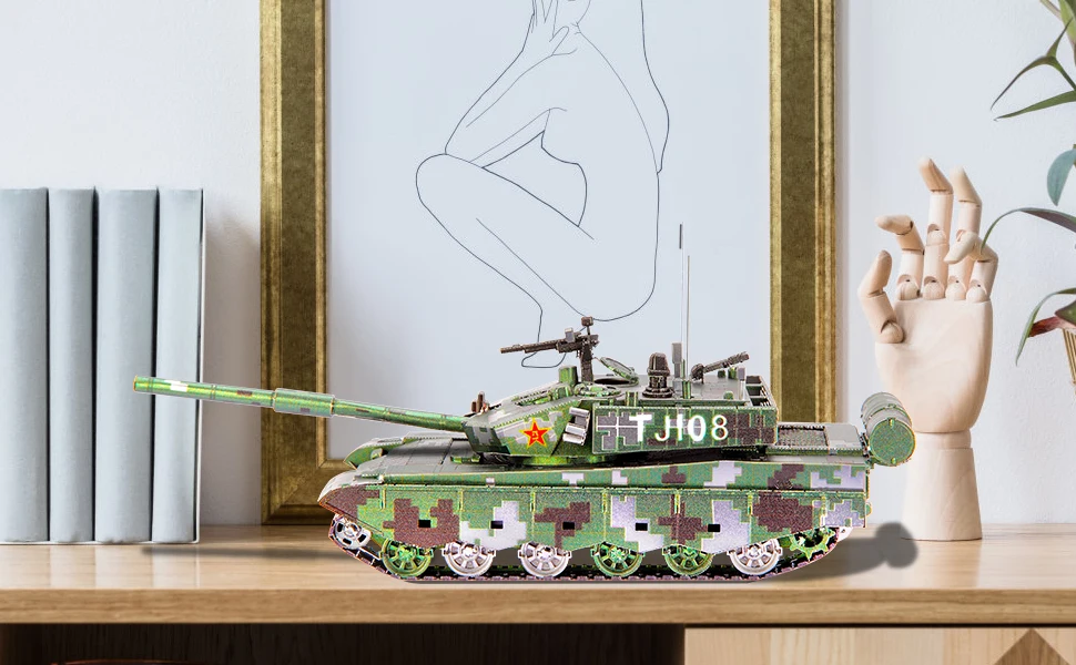 Piececool 99A MAIN BATTLE TANK - DIY Toy Army Diecast Model