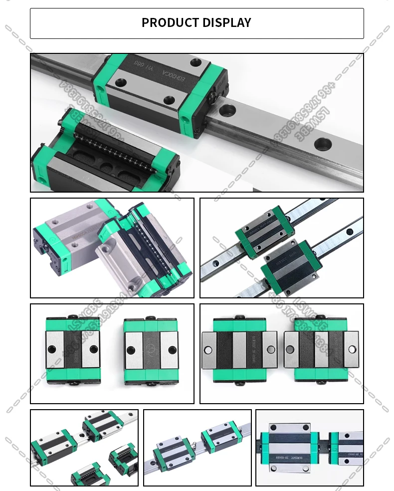 EGH15CA Electric Aluminum Slide Rails Low Assembly Linear Guides Nice ...
