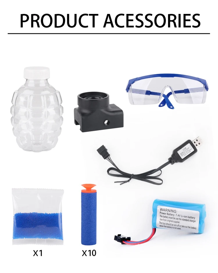 Ak47 M416 M4a1 M4 Electric Gel Blaster Orby Water Bead Splatter Orbeez Gun Toy Nerf Soft Bullet ...