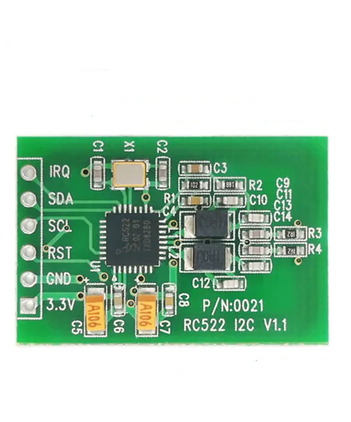Rfid Reader Card Module Small Size Rc522 I2c Port Reader 13.56mhz Ic ...