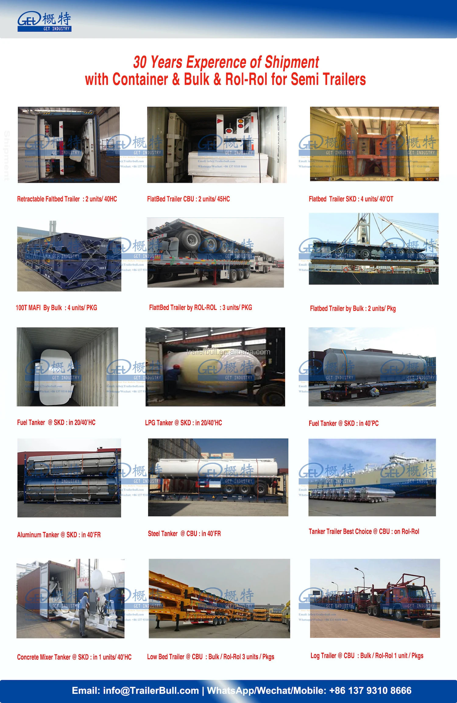 20ft 40 Ton Fixed Gooseneck Fgn Mafi Trailer Roll Trailer For Heavy ...