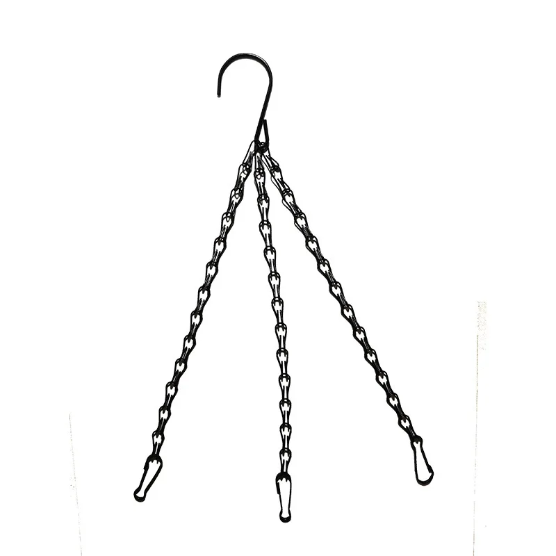 Galvanized Iron Chain Wrought Iron Hanging Basket Chain Rattan Basket ...