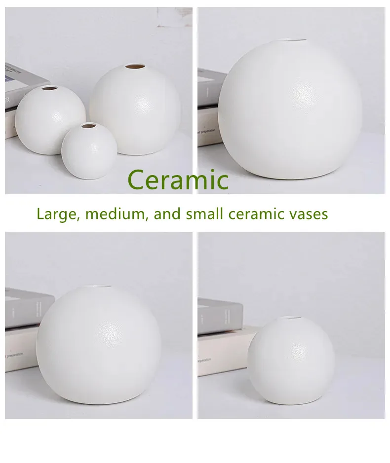 Golden Electroplated Ceramic Flower Vase for Home & Office Decor, OEM