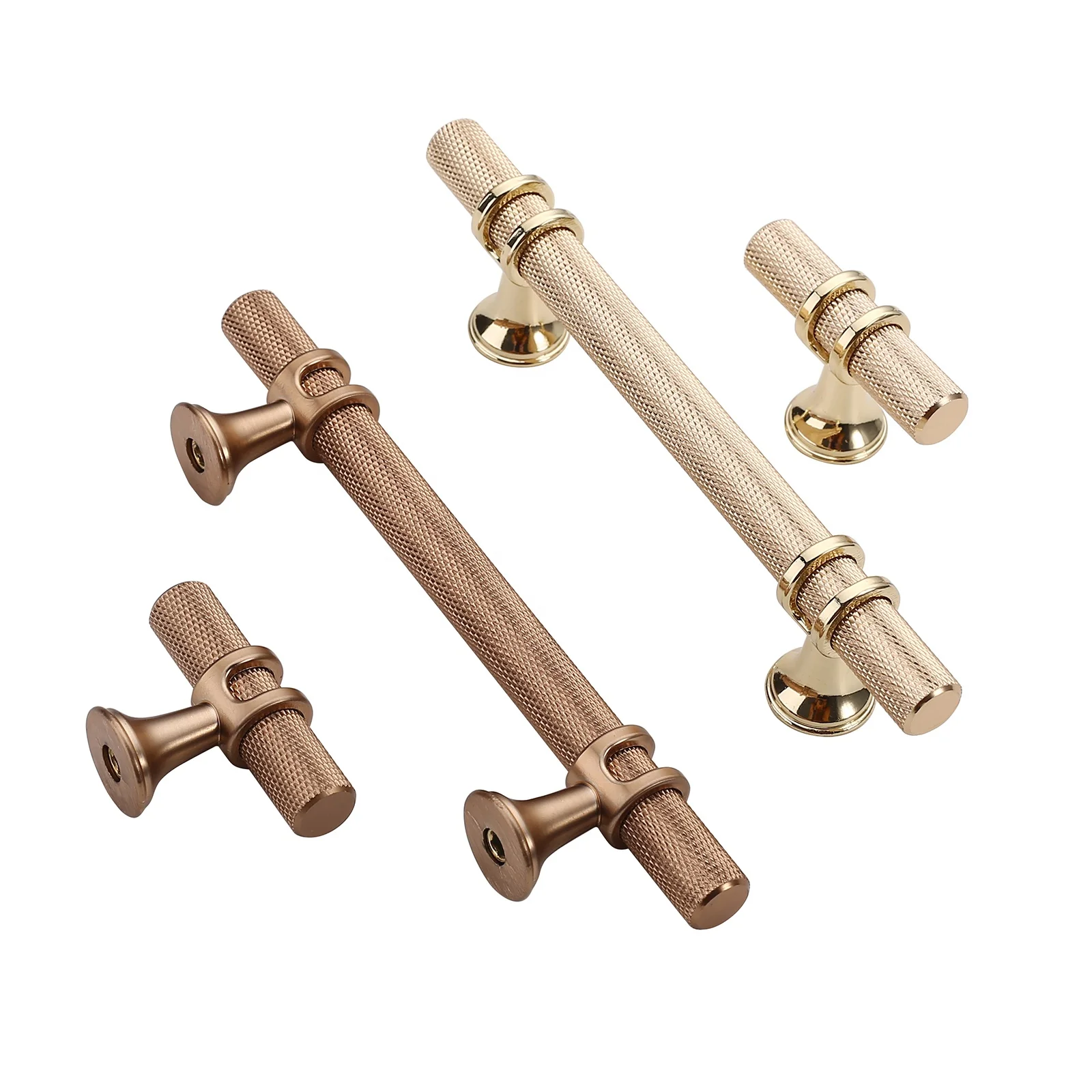 Gold Nordic Kitchen Drawer Wardrobe Brass Pull Handles Embossing Knobs ...