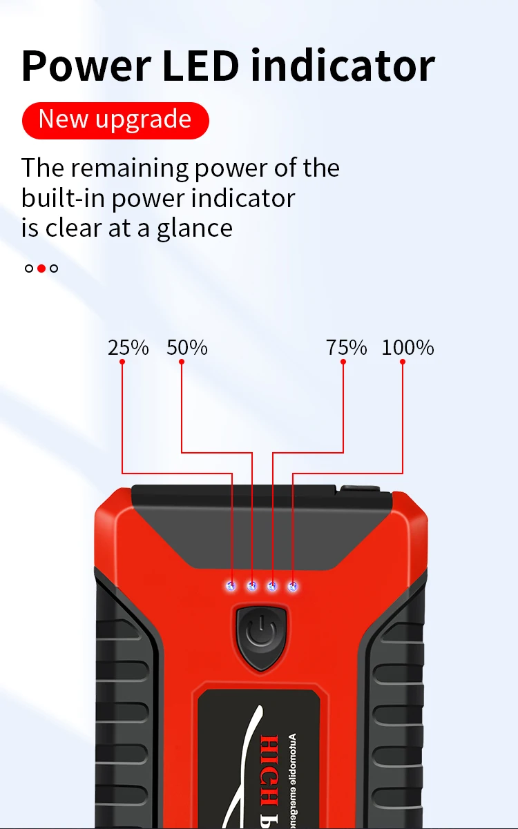 Car Battery Booster Power Bank - 99800mah Emergency Kit