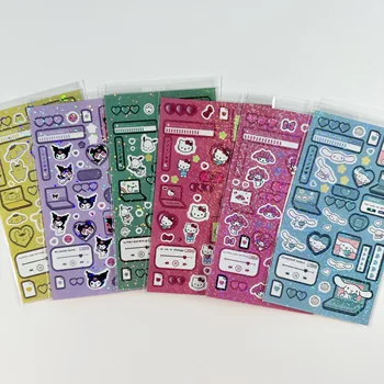 Custom Sanrio Wholesale Stationery Laser Cartoon Die Cut Sanrio ...