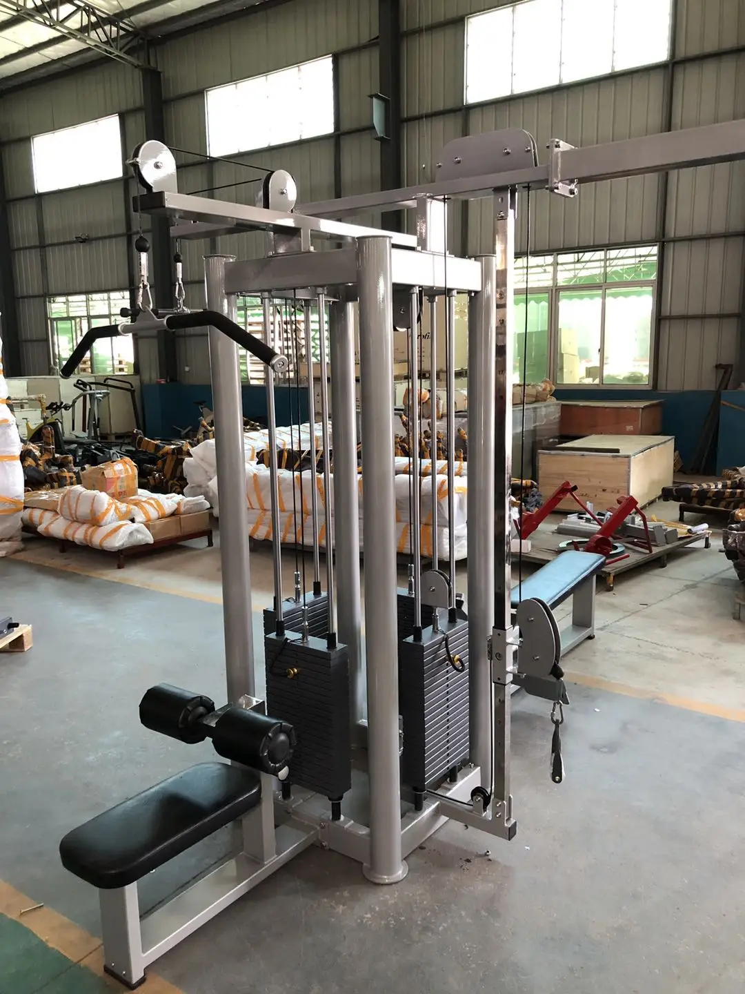 Jungle 8 Station Multi Gym Functional Training Strength Machine Body ...