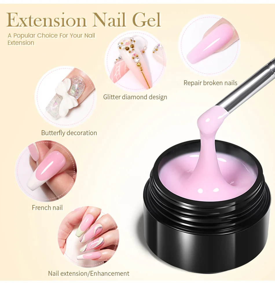 BORN PRETTY OEM 30ml Solid Hard Gel Extension Gel Polish