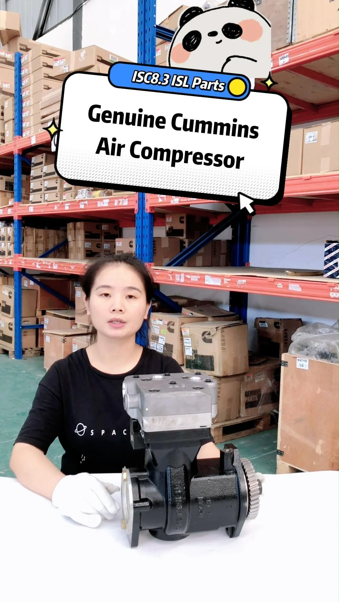 Cummins Isc Isl Qsc Qsl Engine Compressor,1 Cyl Air 4933782 Air ...