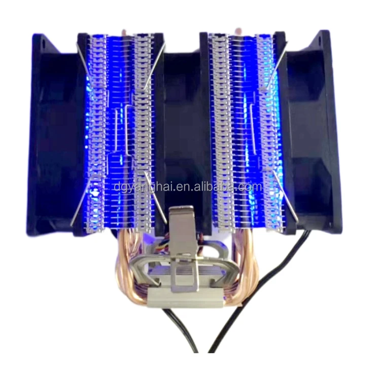 Universal Pc Radiator Tdp 135 Watts 4 6 Copper Pipe Pwm 4p Dual Rgb ...