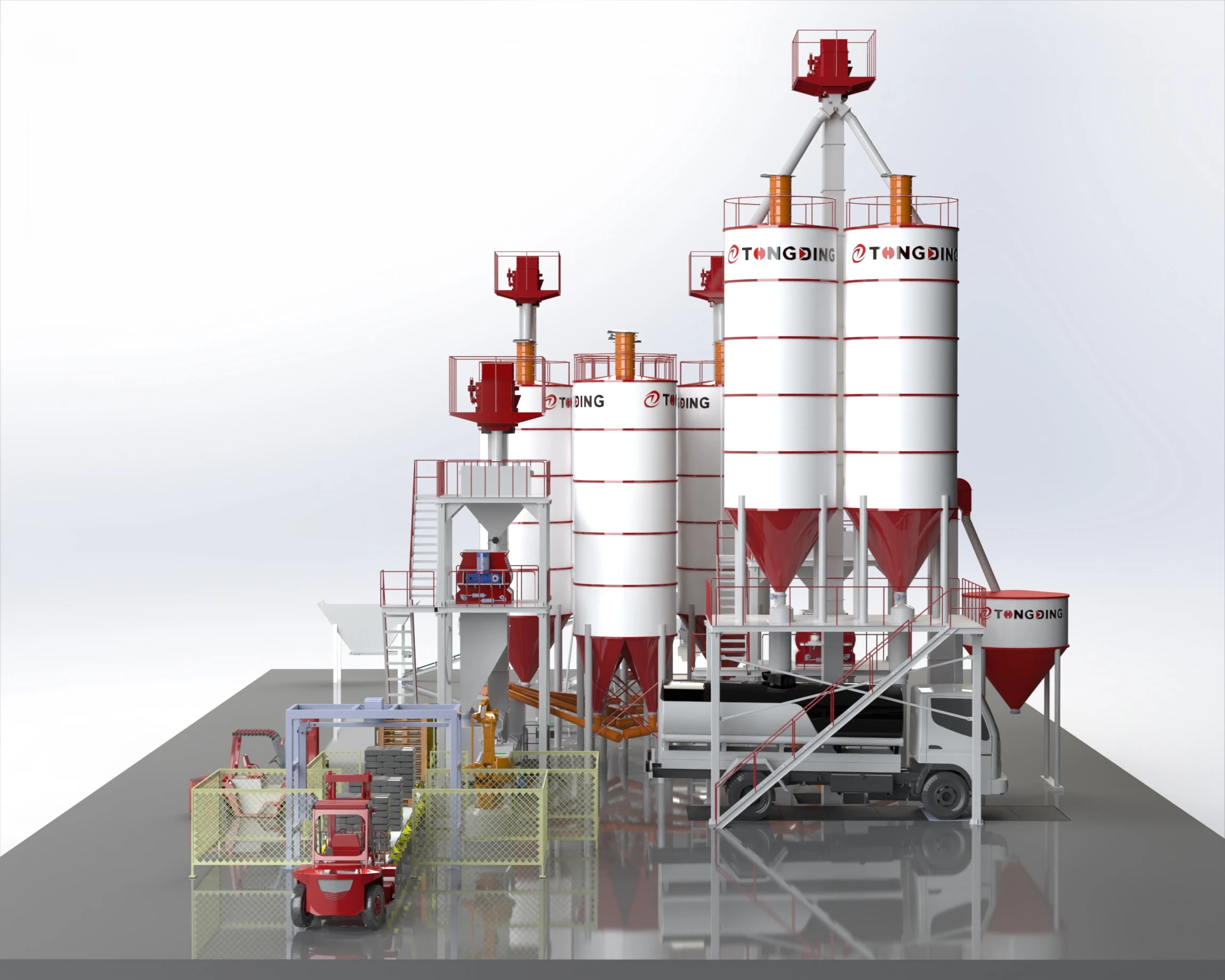 Livestock Vertical Cement Silos Powder Silos Bulk Cement Storage ...