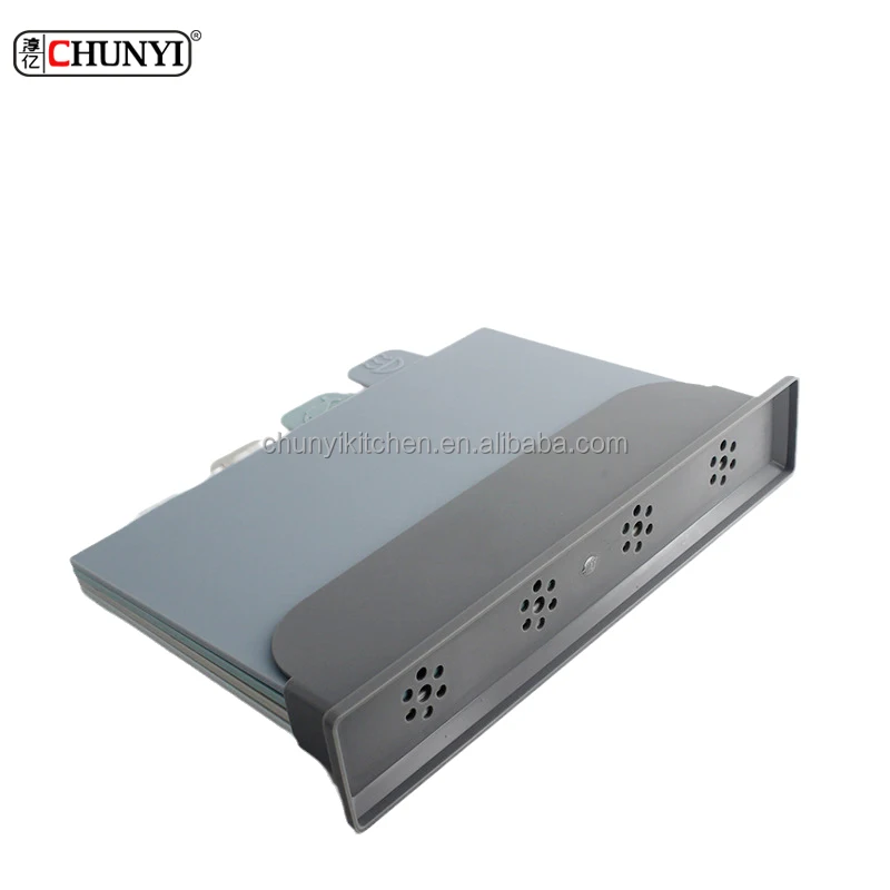 Custom Colored Pp Chopping Blocks With Tray Index 4-piece Plastic ...