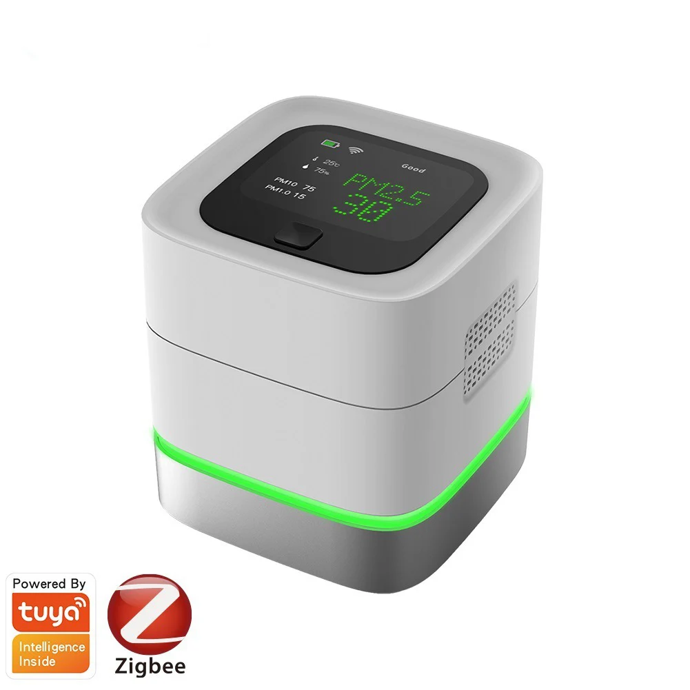 Wifi/zigbee-umgebungs Sensor Luftqualität Sensor Pm2.5 Voc Co2 Smart Environmental Detector ...