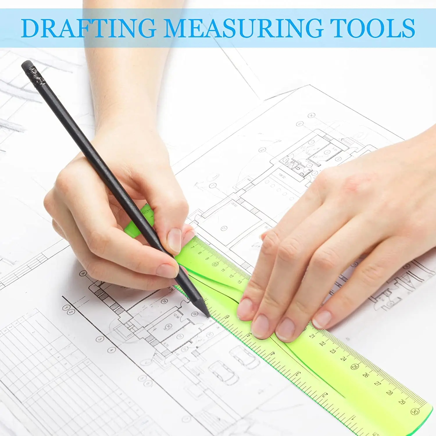 Pvc Material Eco-friendly Bendable Ruler Soft Flexible Ruler For Kids ...