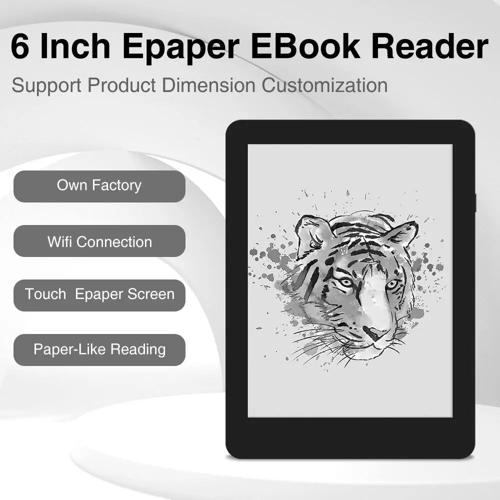 Low Price 6 Inch E Ink Book Reader with Android PDF App