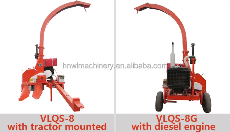 Tractor Mounted Driven Corn Silage Forage Harvester PTO Chopper