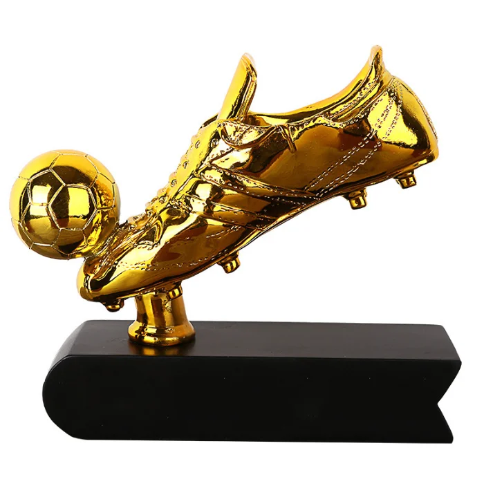 Modern Resin Handicrafts Swing Trophy, Golden Boot Goalkeeper Trophy ...