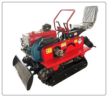 Mini Diesel Engine Crawler Tractor for Farming & Garden Use Long ...