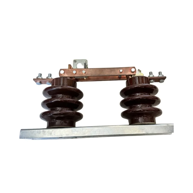 Outdoor AC high voltage switch isolator Switch off Three-phase power ...