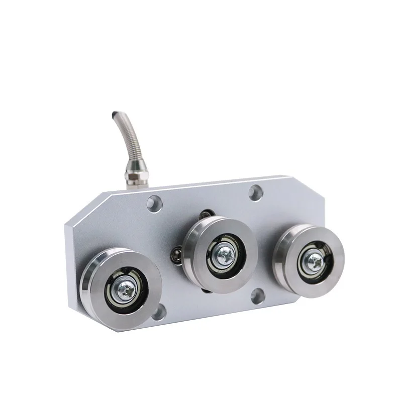 Three Wheel Tension 50kg Slip Tension Sensor 4-20ma Tension Roller ...