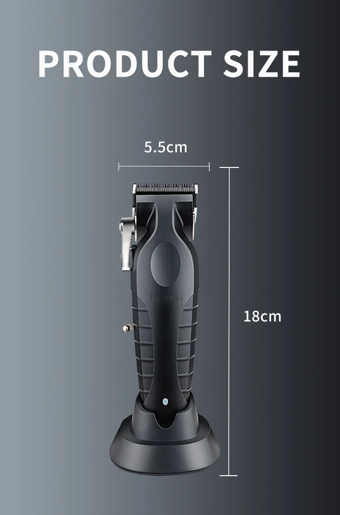 Usb Rechargeable Cordless Electric Body Groin Hair Trimmer Kemei Km-2296 2500mah Lithium Battery ...