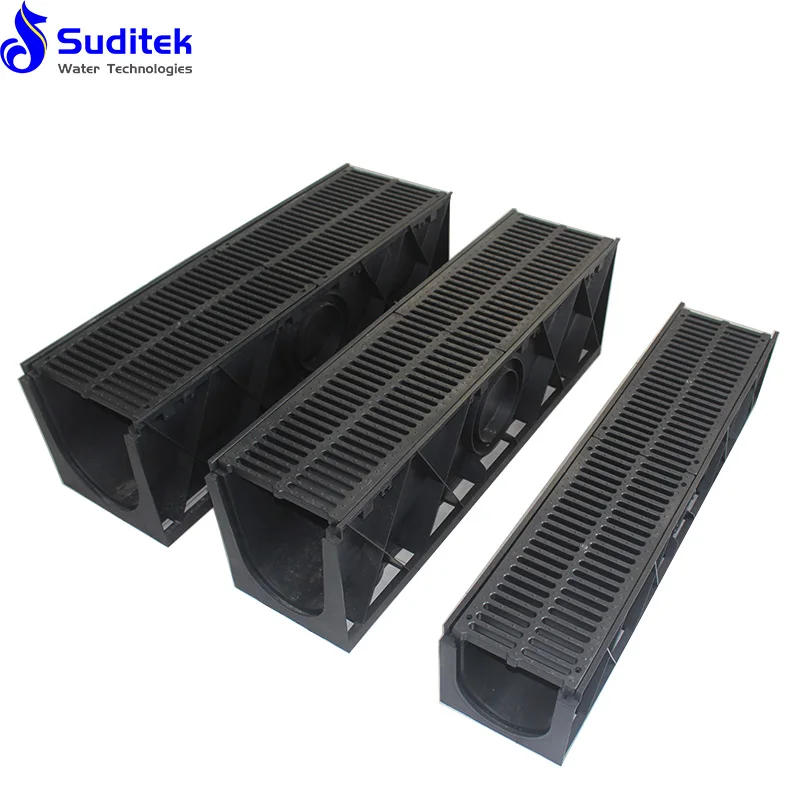 HDPE Plastic Gutter Trench Drain Channel with Modern Design