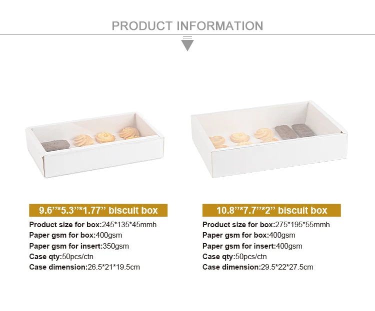 OOLIMAPACK High Quality Paper Biscuit Packaging Box Small Pastry Boxes ...