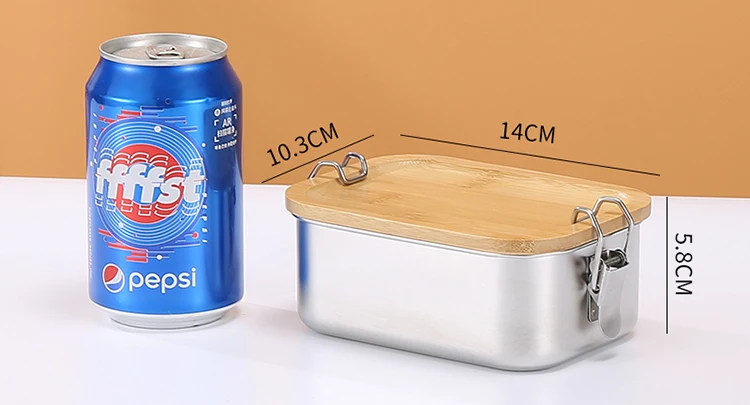 550ml Stainless Steel Bento Lunch Box Portable Snack Container with ...