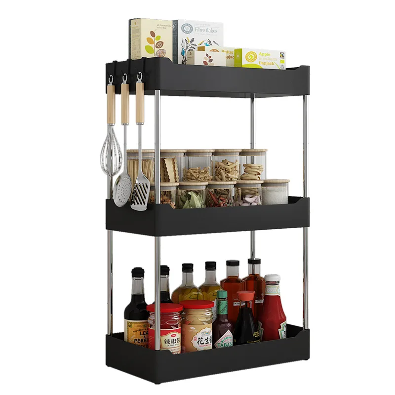 Custom Household Plastic Storage Rack Bathroom Kitchen Multi-functional ...