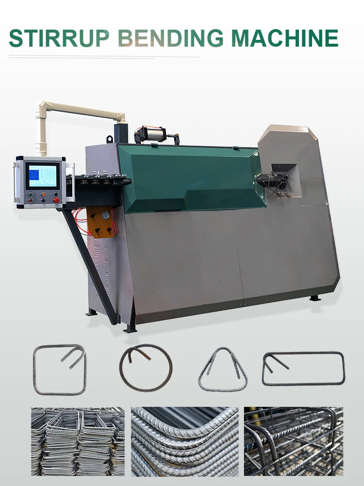 4-12mm Cnc Automatic Stirrup Bender Rebar Stirrup Bending Machine - Buy ...