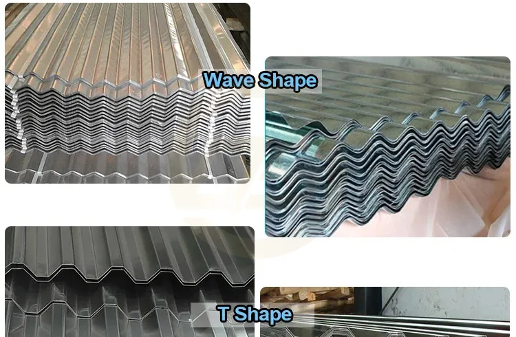8 Ft Corrugated Zinc Roof Sheet 0.35mm Zinc Roofing Sheets Galvanized ...