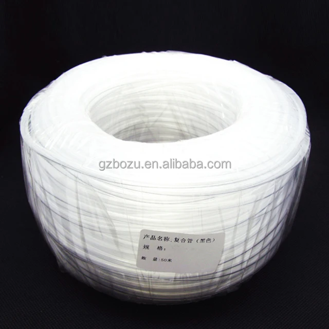 Transparent Plastic Ink Tube Connector Single Ink Tube Outer Diameter 6 ...